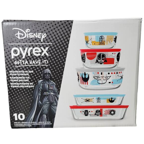 Pyrex | Kitchen | Pyrex Star Wars Piece Glass Food Storage Set | Poshmark